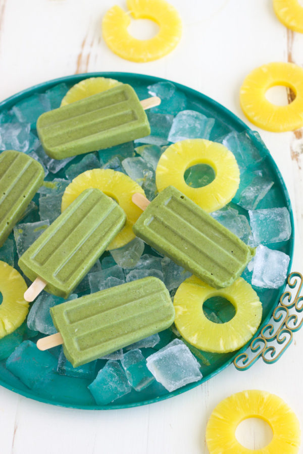 Superfood Green Popsicles with Anti-Aging Ingredients - Up and Alive