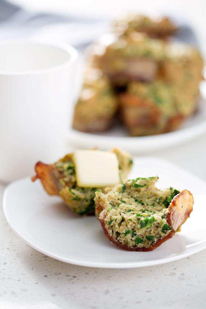 Hulk Muffins (Savory Spinach Muffins) - Up and Alive