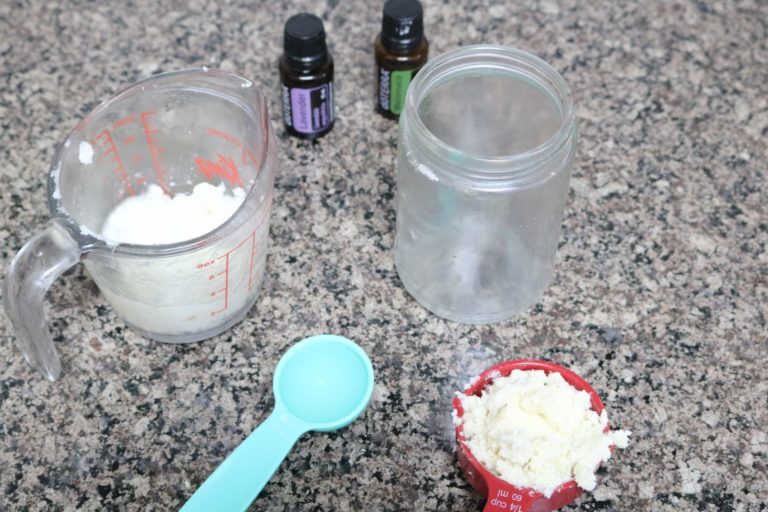 Easy DIY Shaving Butter - Up and Alive